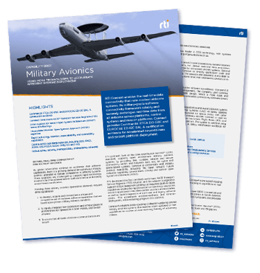 RTI in Avionics