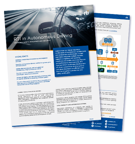 Software for Autonomous Vehicle & Connected Vehicles | RTI