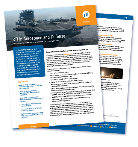 Aerospace & Defense | Mission-Critical Systems | RTI