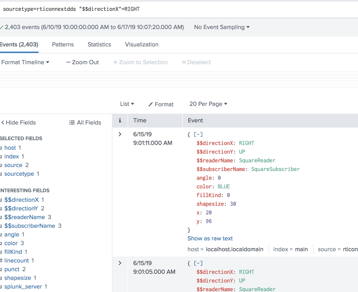 Go Splunking with DDS