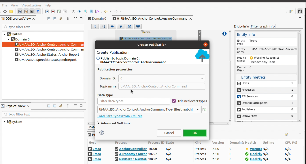 Case + Code: UMAA Standard with RTI Connext
